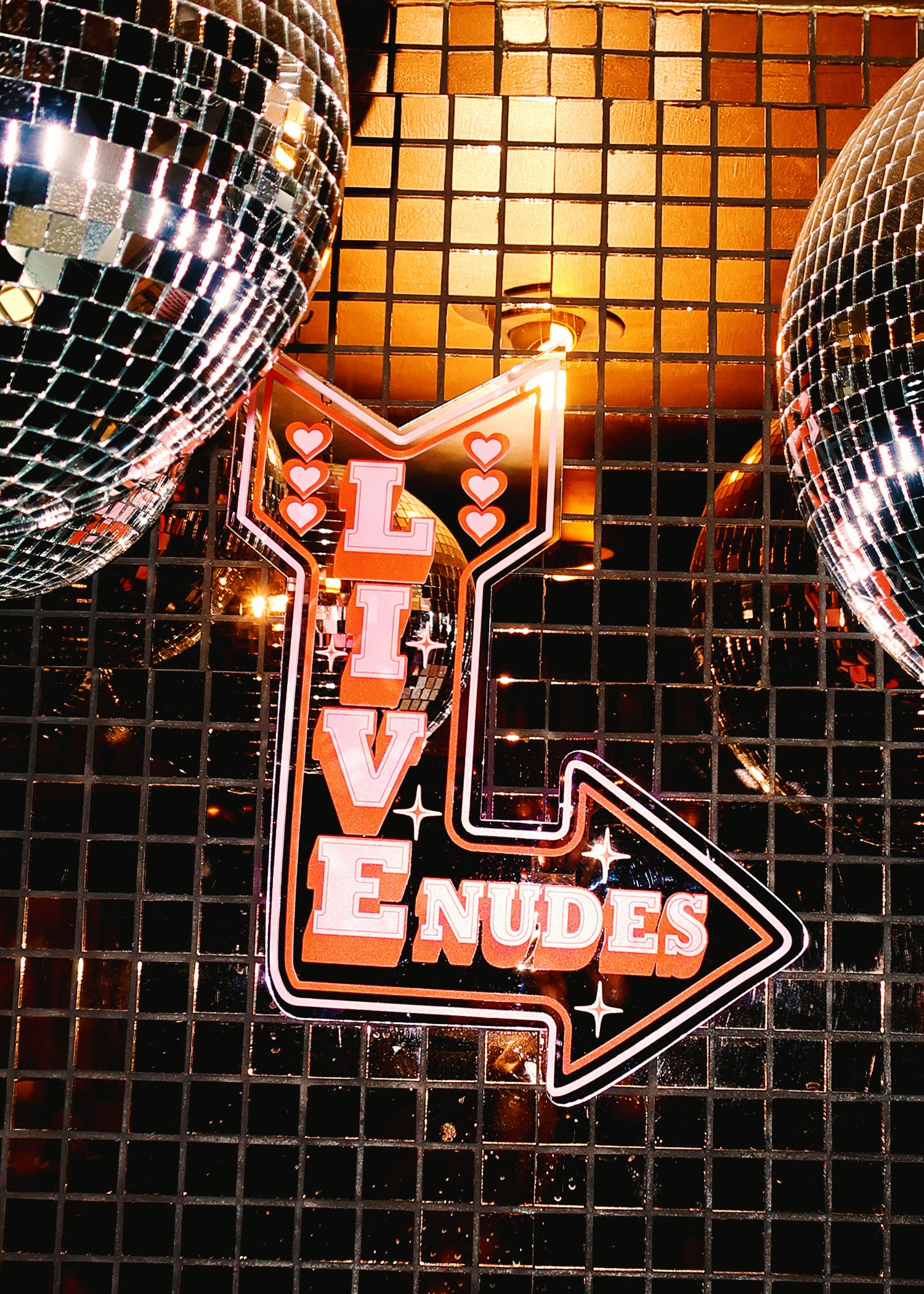 Live Nudes Retro Arrow Mirror – PrintedWeird