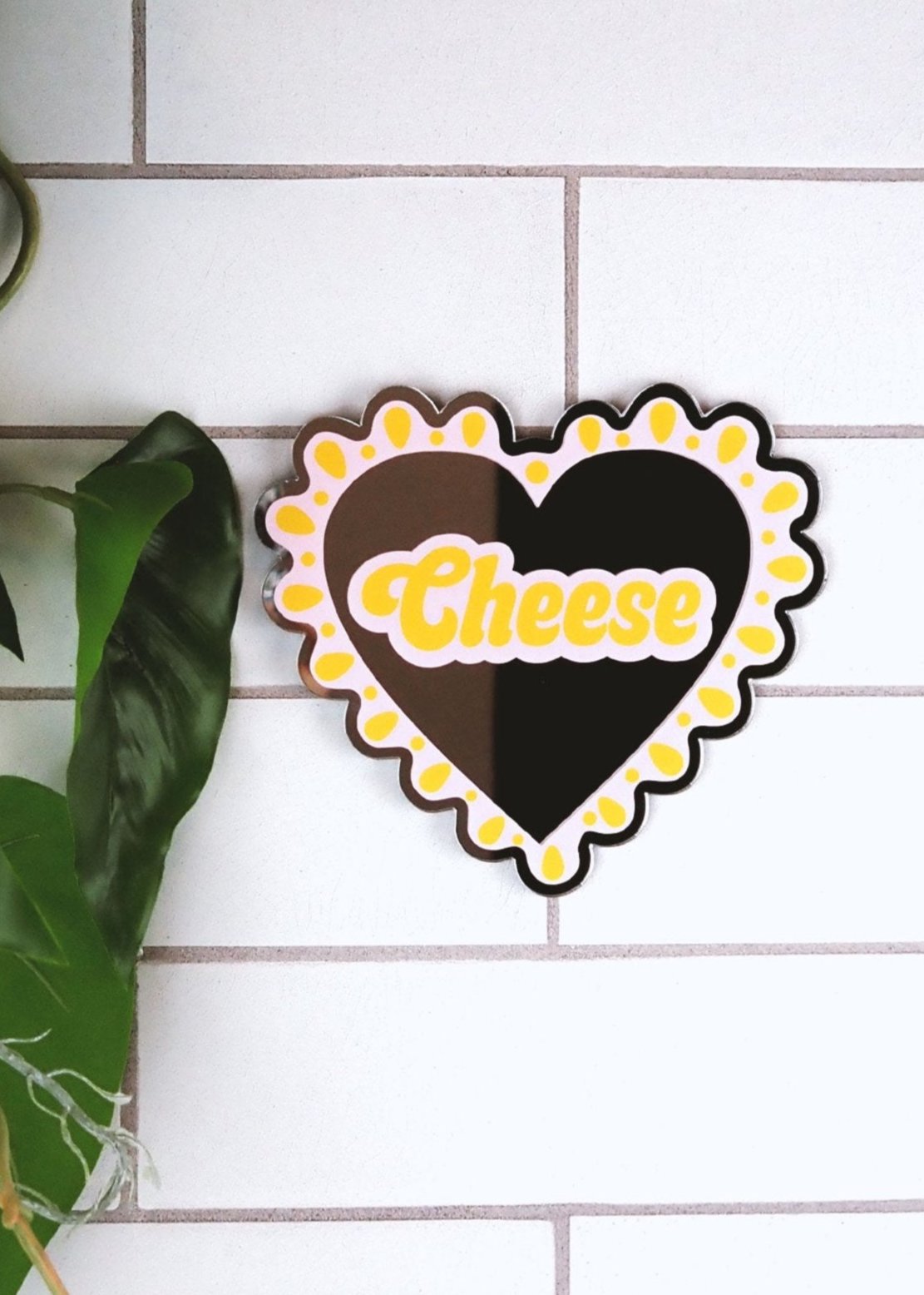 I Heart Cheese Mirror – PrintedWeird