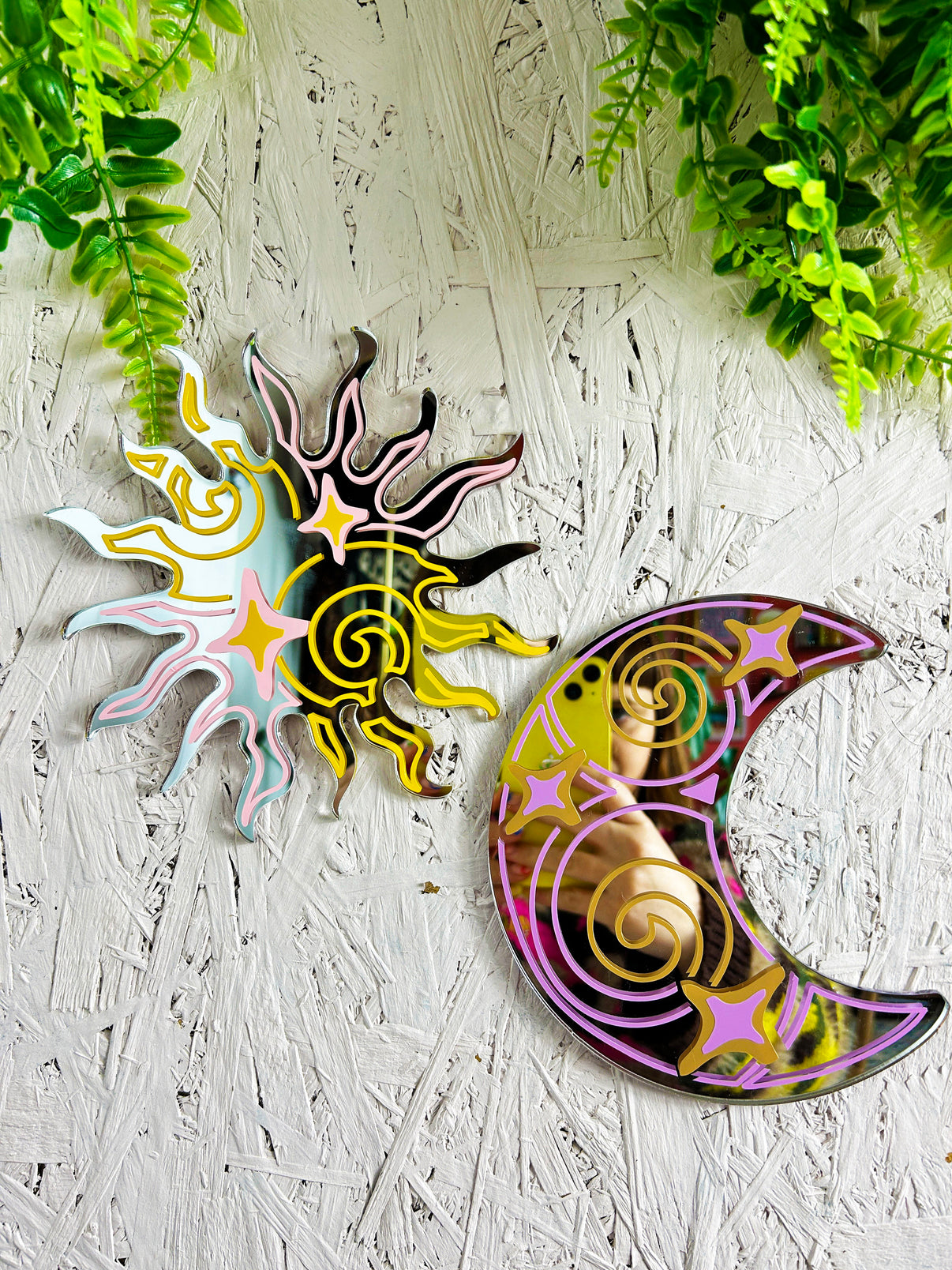 Groovy Moon & Sun Mirror Bundle – PrintedWeird