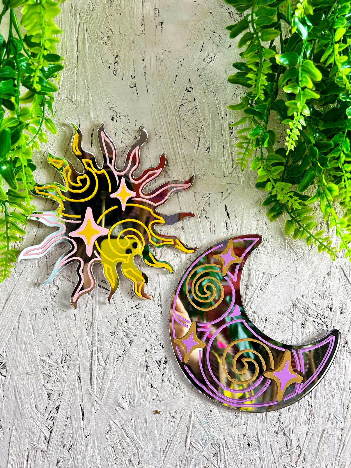 Groovy Moon & Sun Mirror Bundle – PrintedWeird