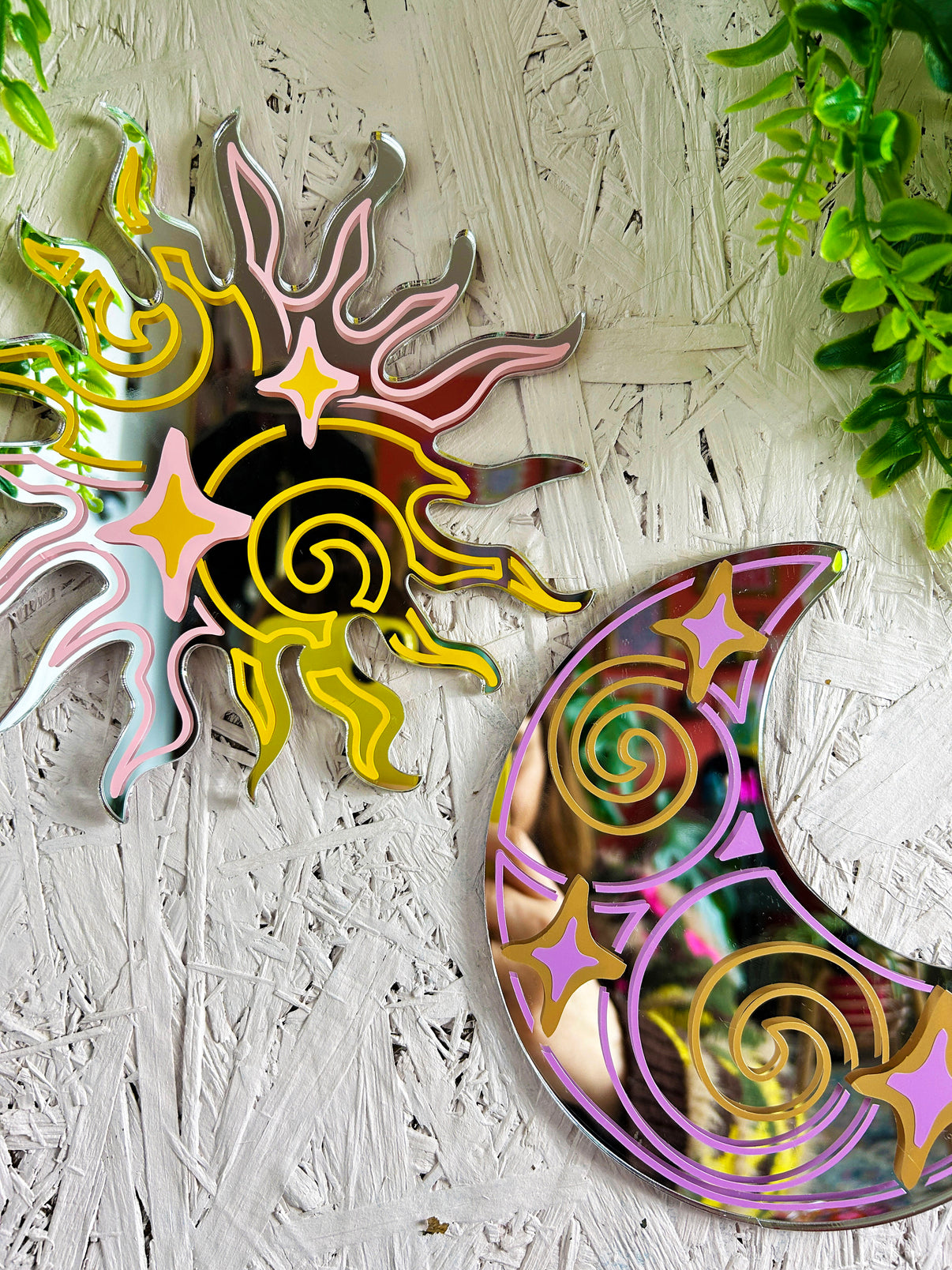 Groovy Moon & Sun Mirror Bundle – PrintedWeird