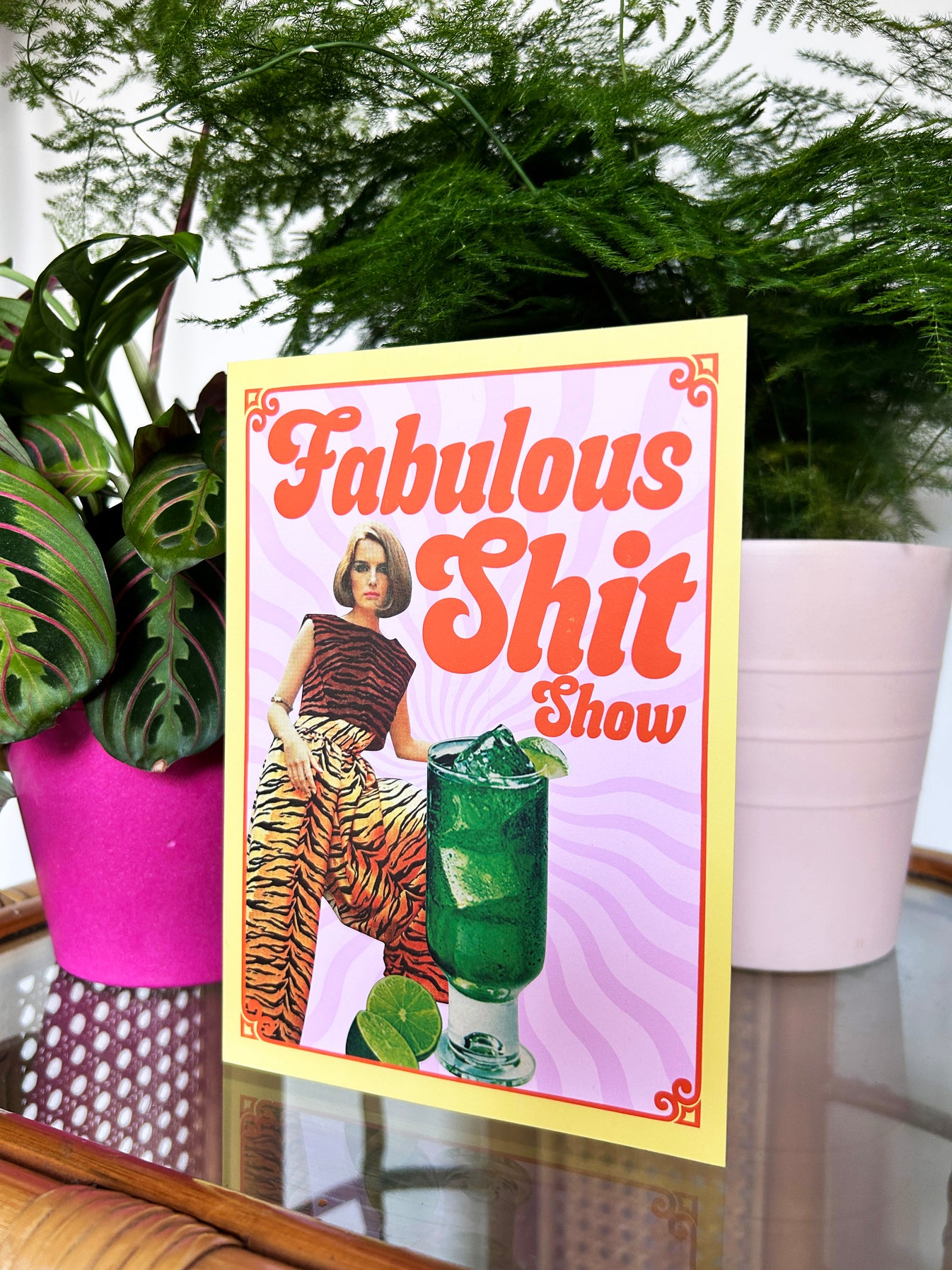 Fabulous Shit Show Greeting Card – PrintedWeird