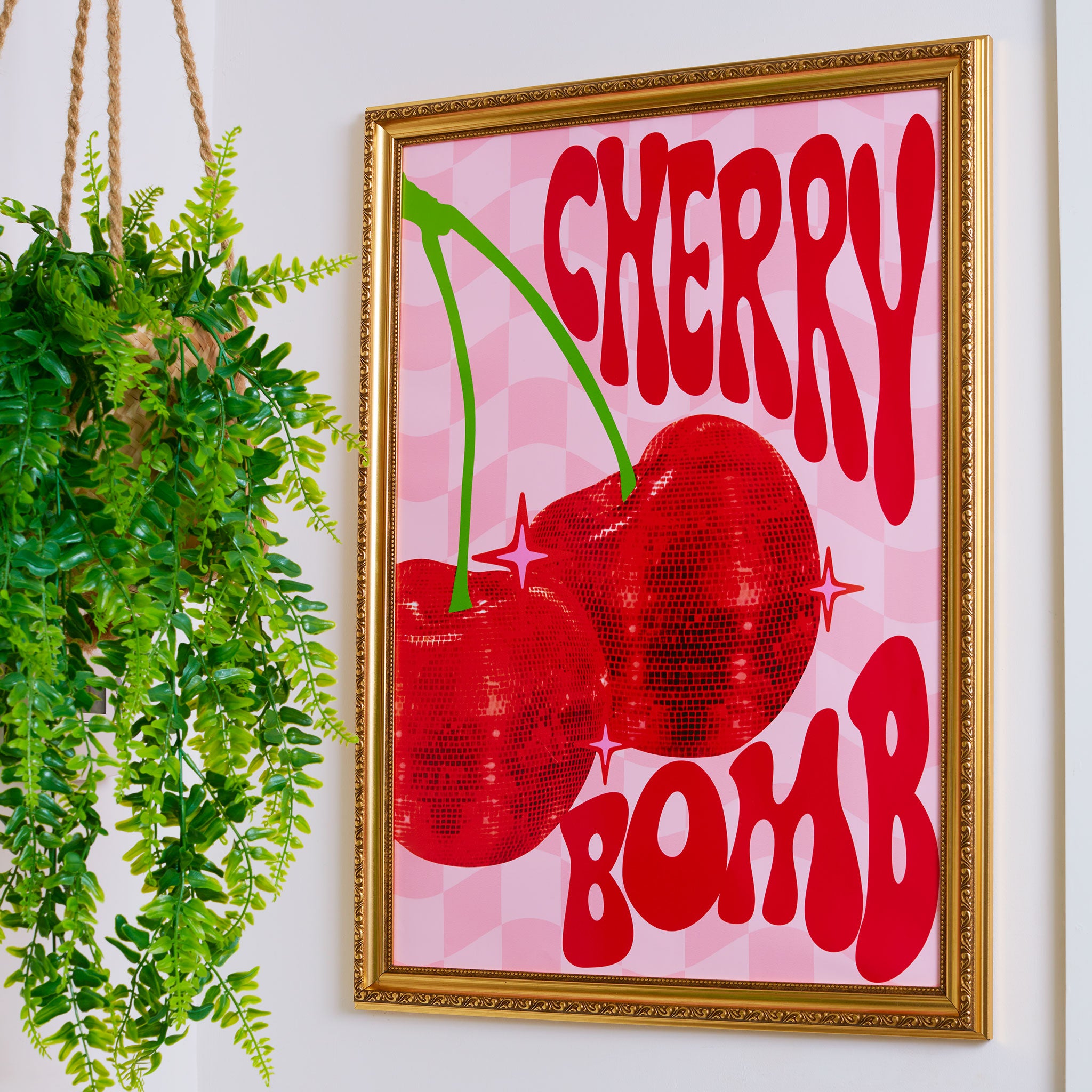 Cherry Bomb Wall Print – PrintedWeird