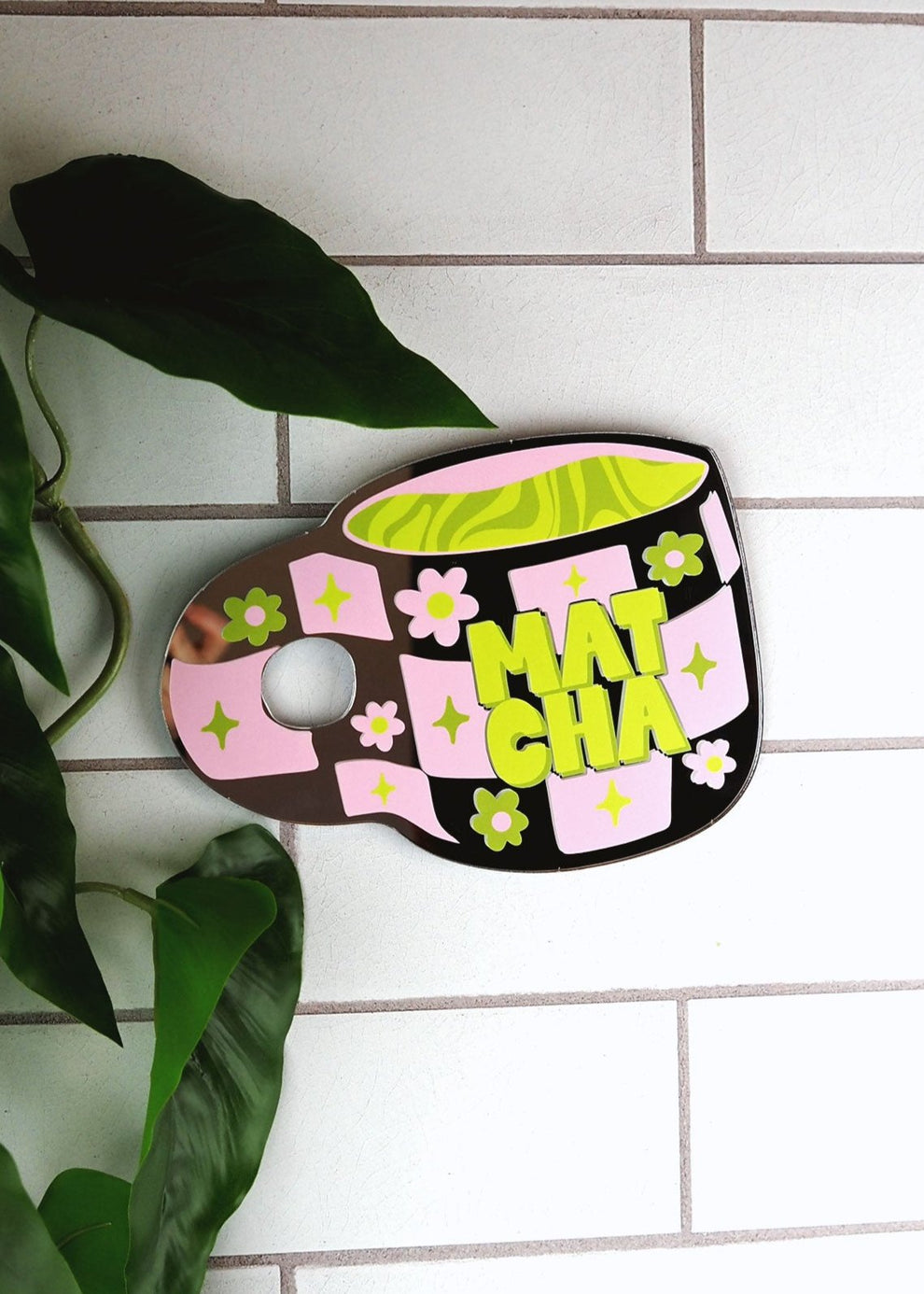 Matcha Mug Mirror – PrintedWeird