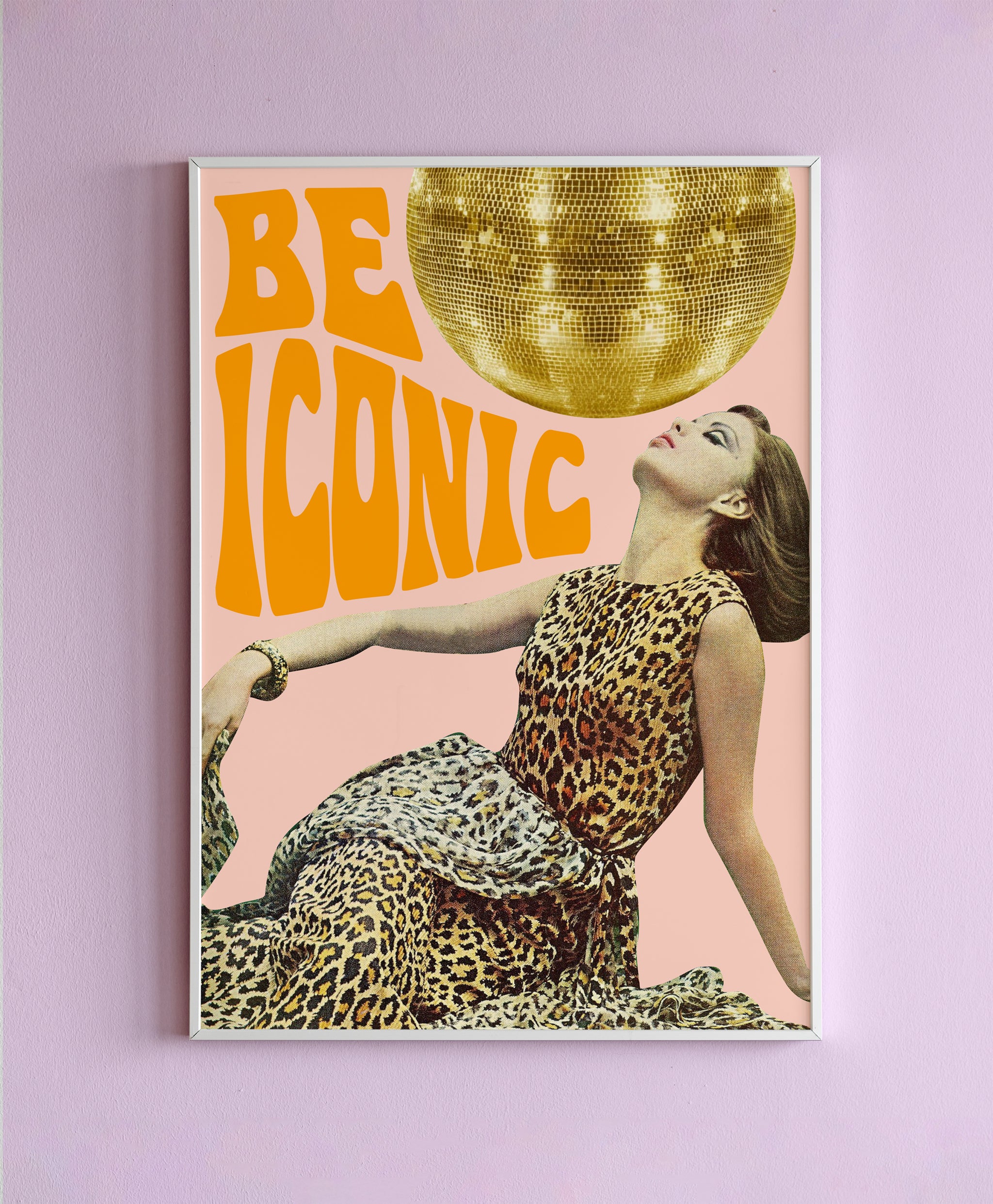 Be Iconic Collage Wall Print – PrintedWeird