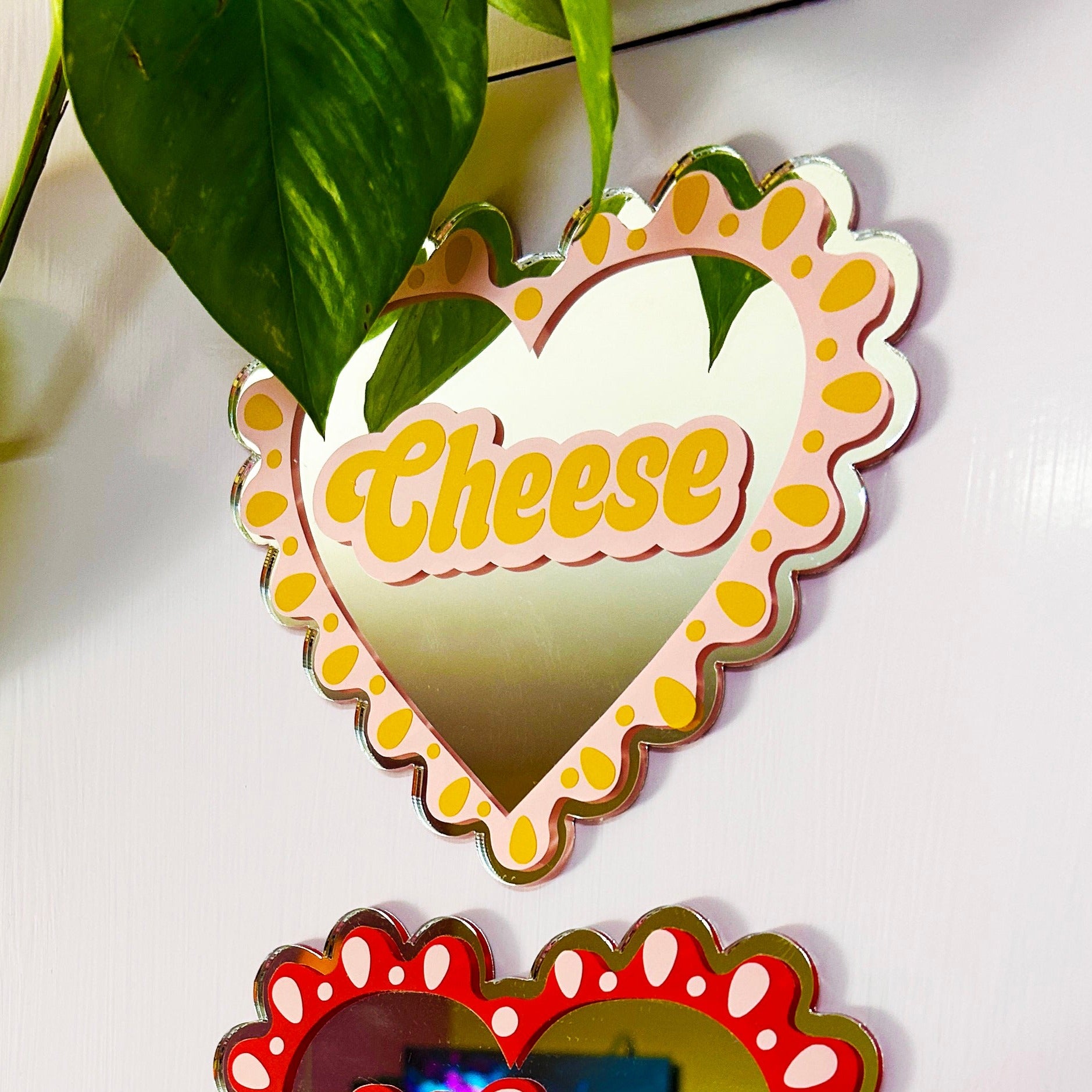 I Heart Cheese Mirror – PrintedWeird