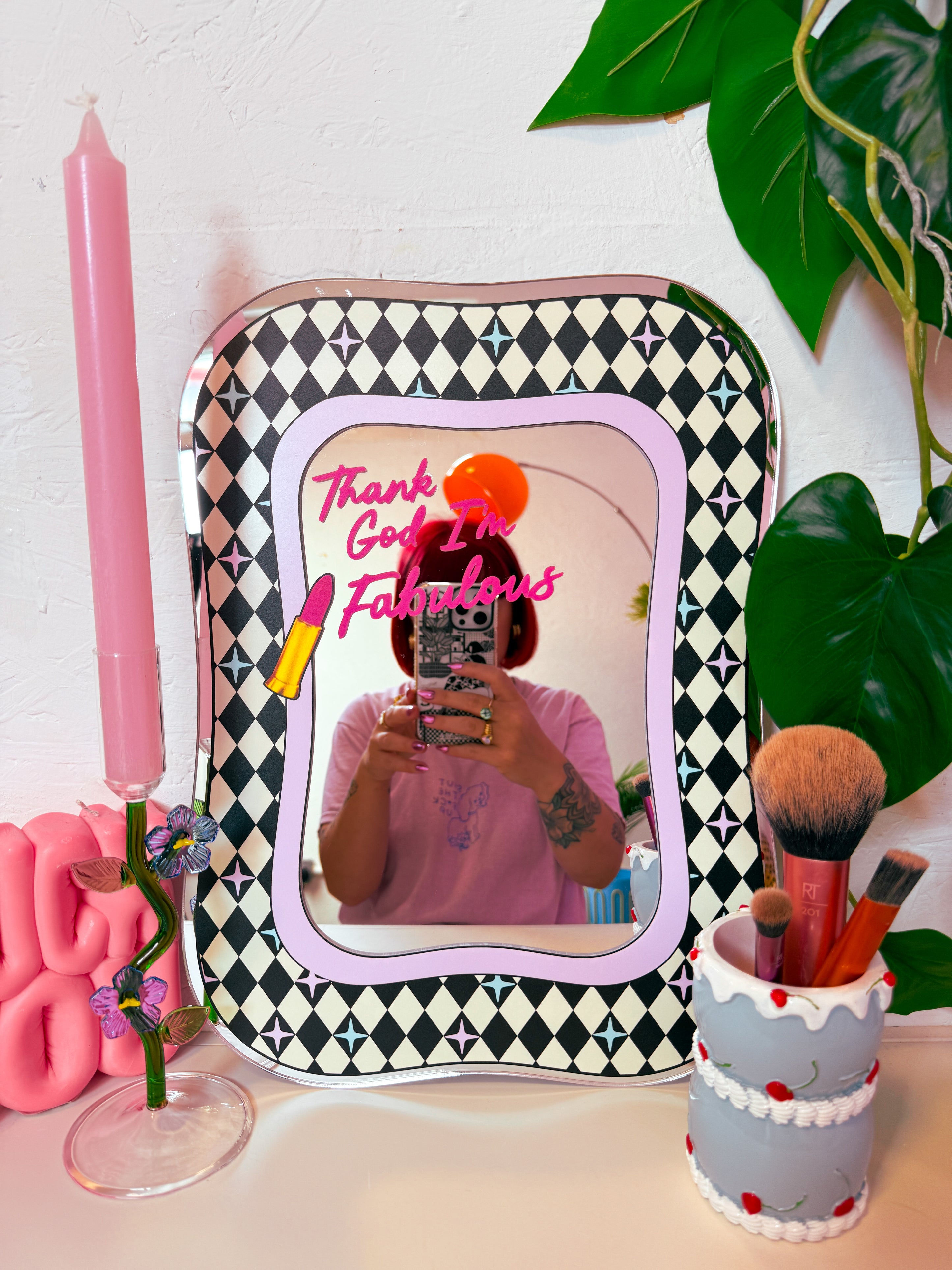 Thank God I'm Fabulous Mirror – PrintedWeird
