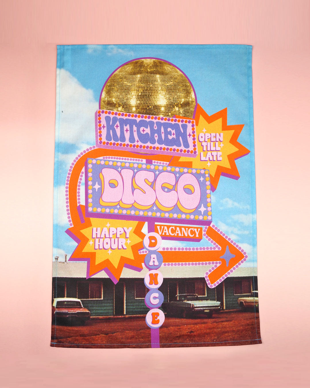 Kitchen Disco Tea towel – PrintedWeird