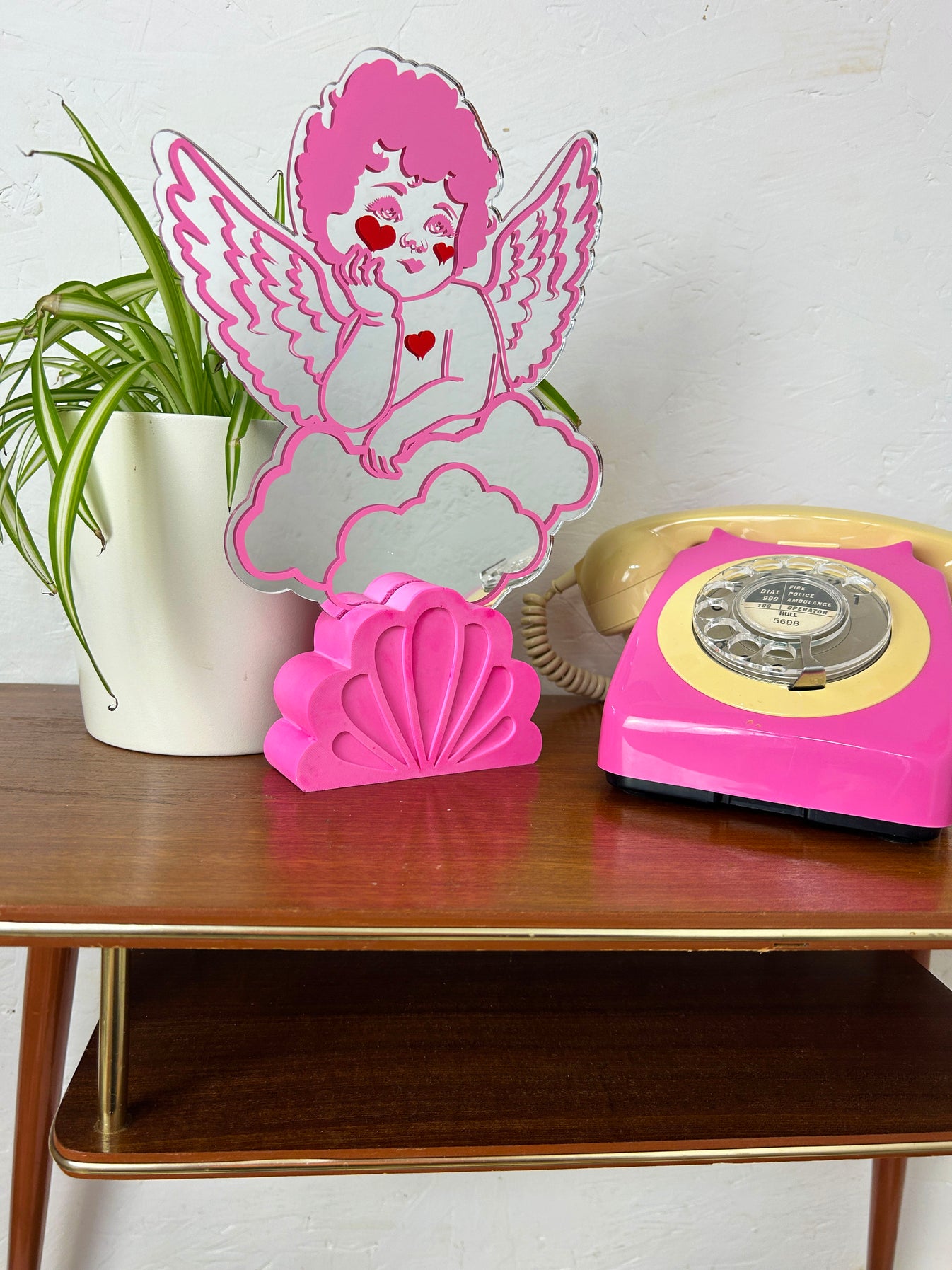 Cherub Mirror - Pink – PrintedWeird