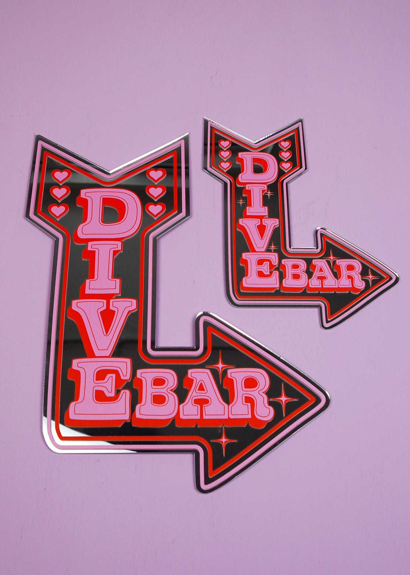 Retro Dive Bar Mirror (2 Sizes) – PrintedWeird