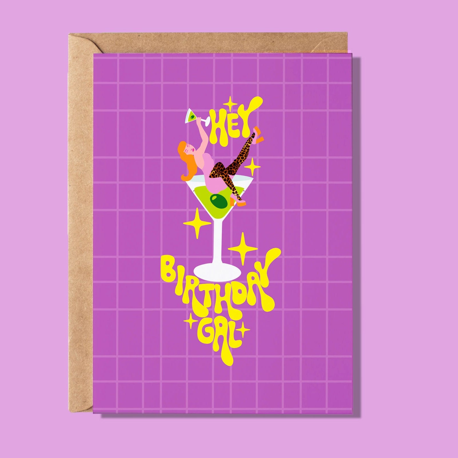 Hey Birthday Gal! Greeting Card – PrintedWeird