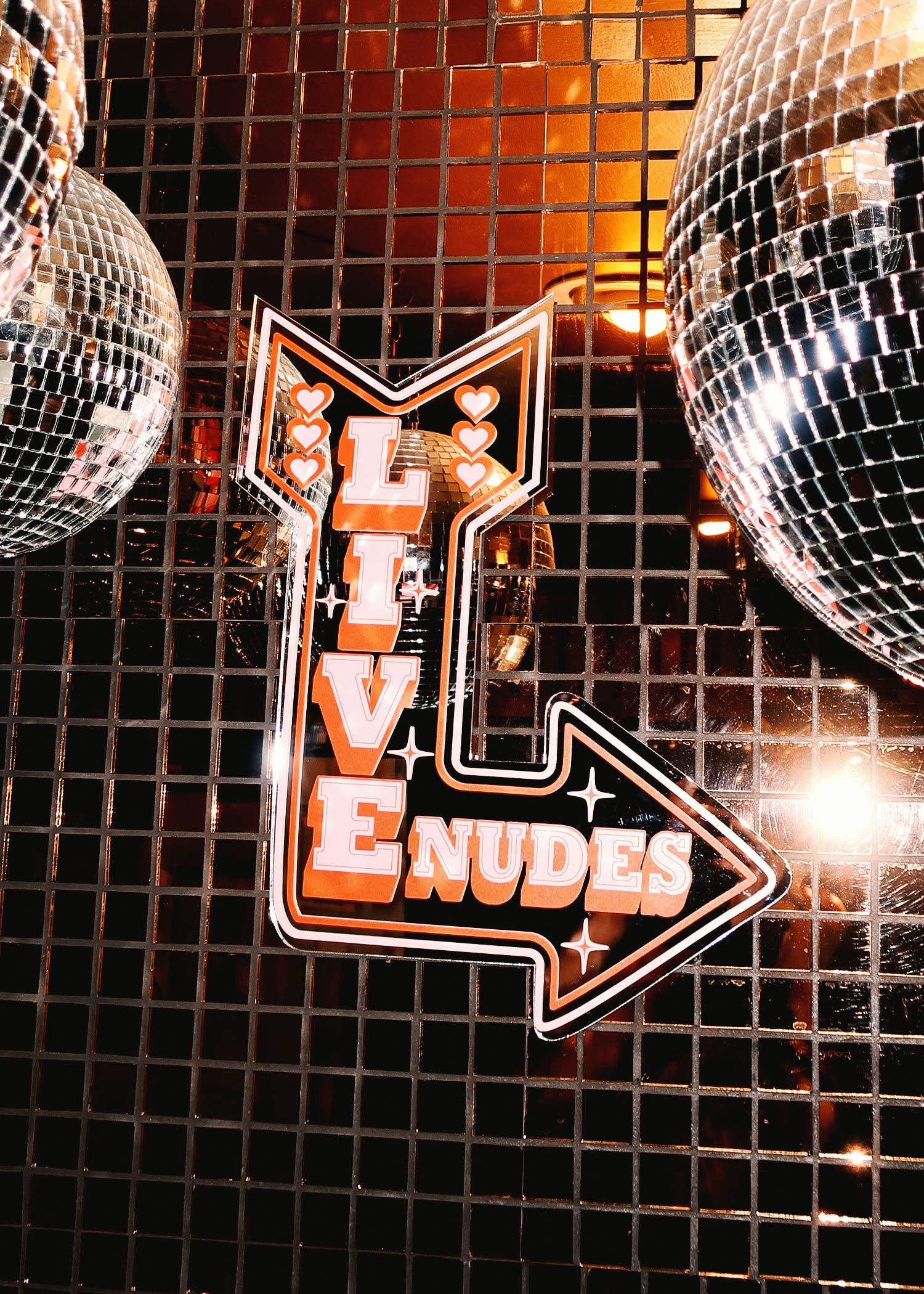 Live Nudes Retro Arrow Mirror – PrintedWeird