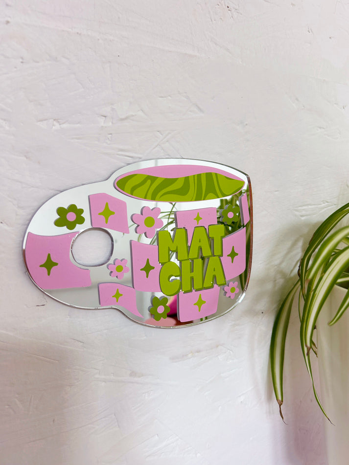 Matcha Mug Mirror – PrintedWeird