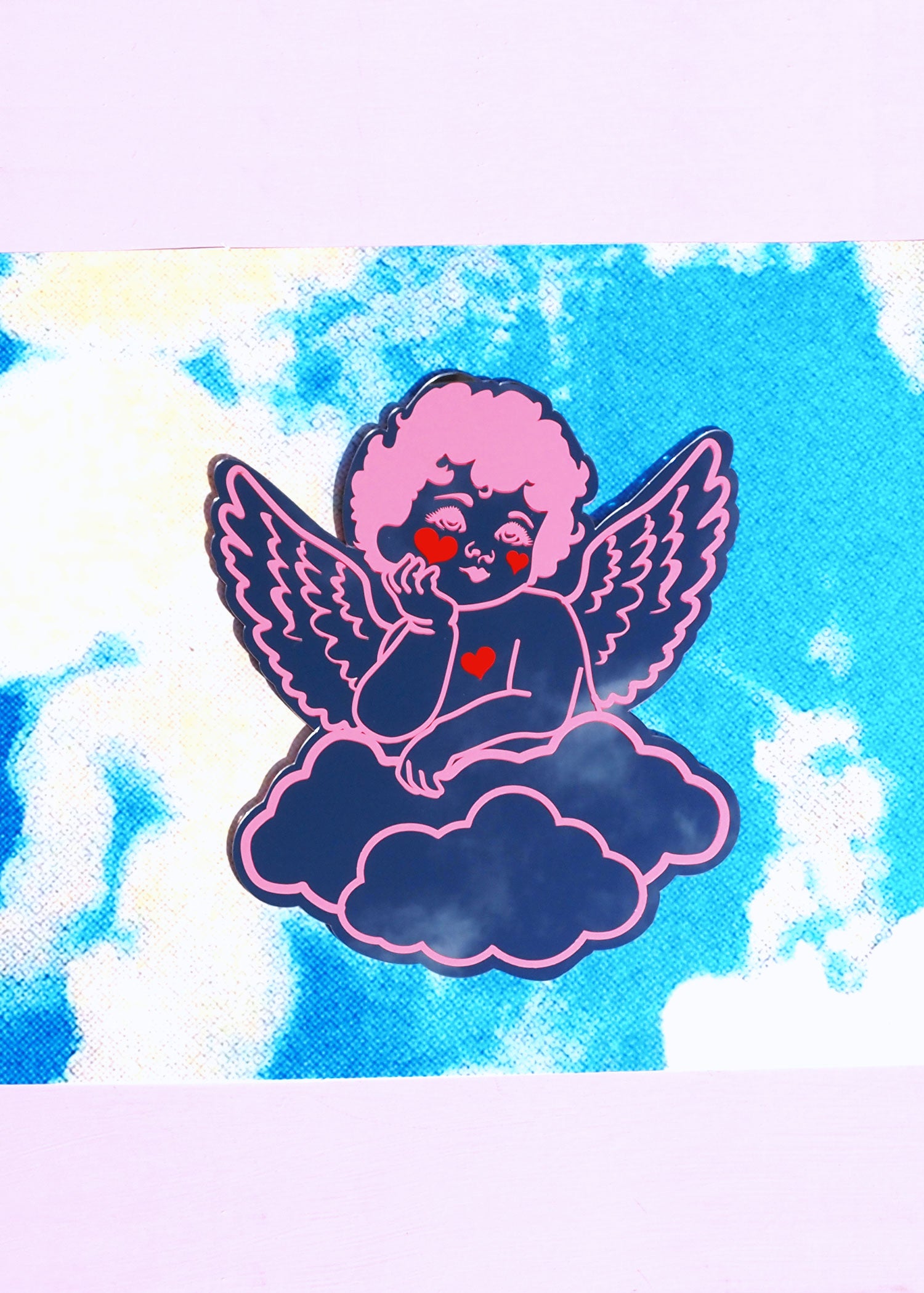 Cherub Mirror - Pink – PrintedWeird
