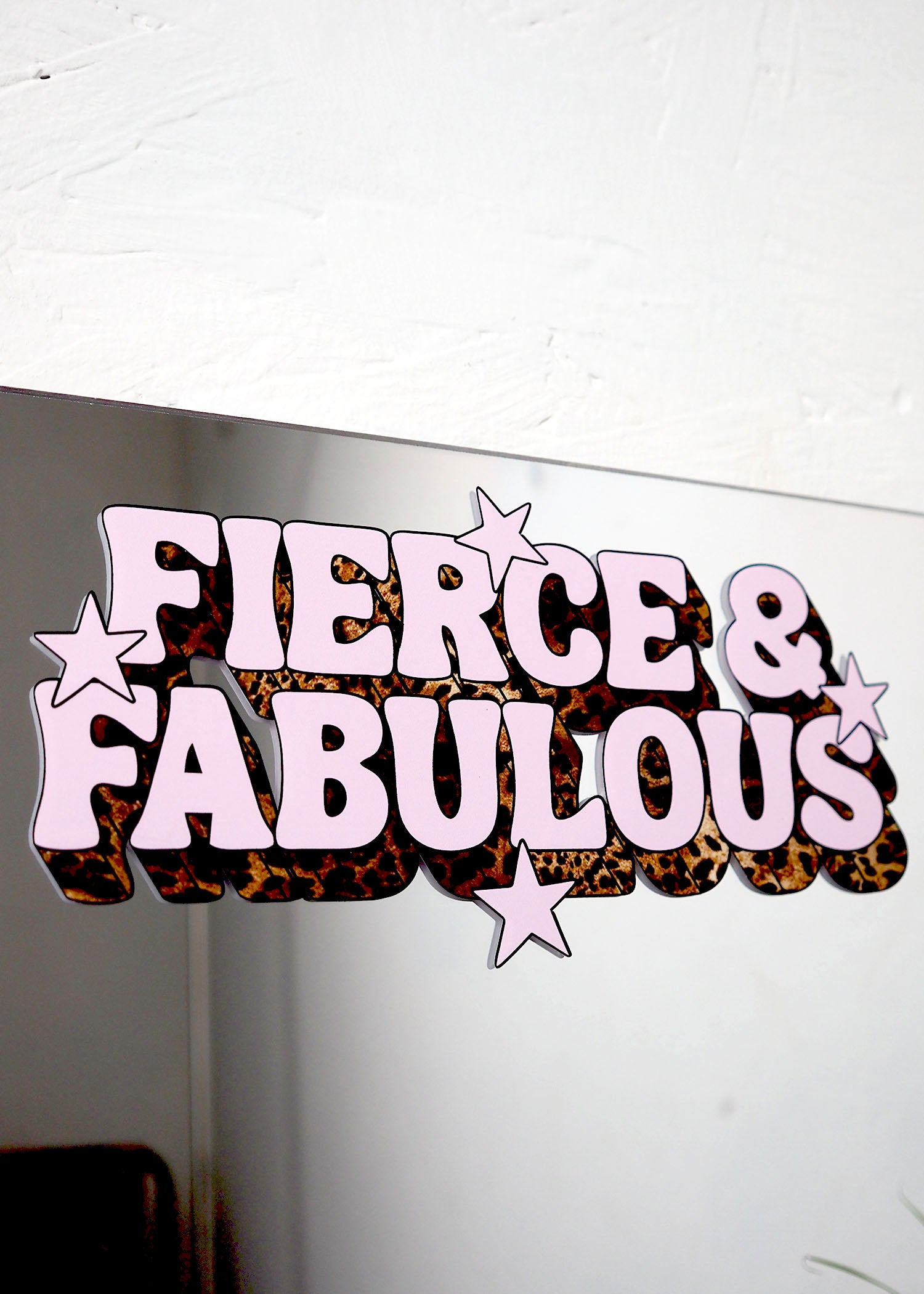 Fierce & Fabulous Vinyl Decal Sticker – PrintedWeird