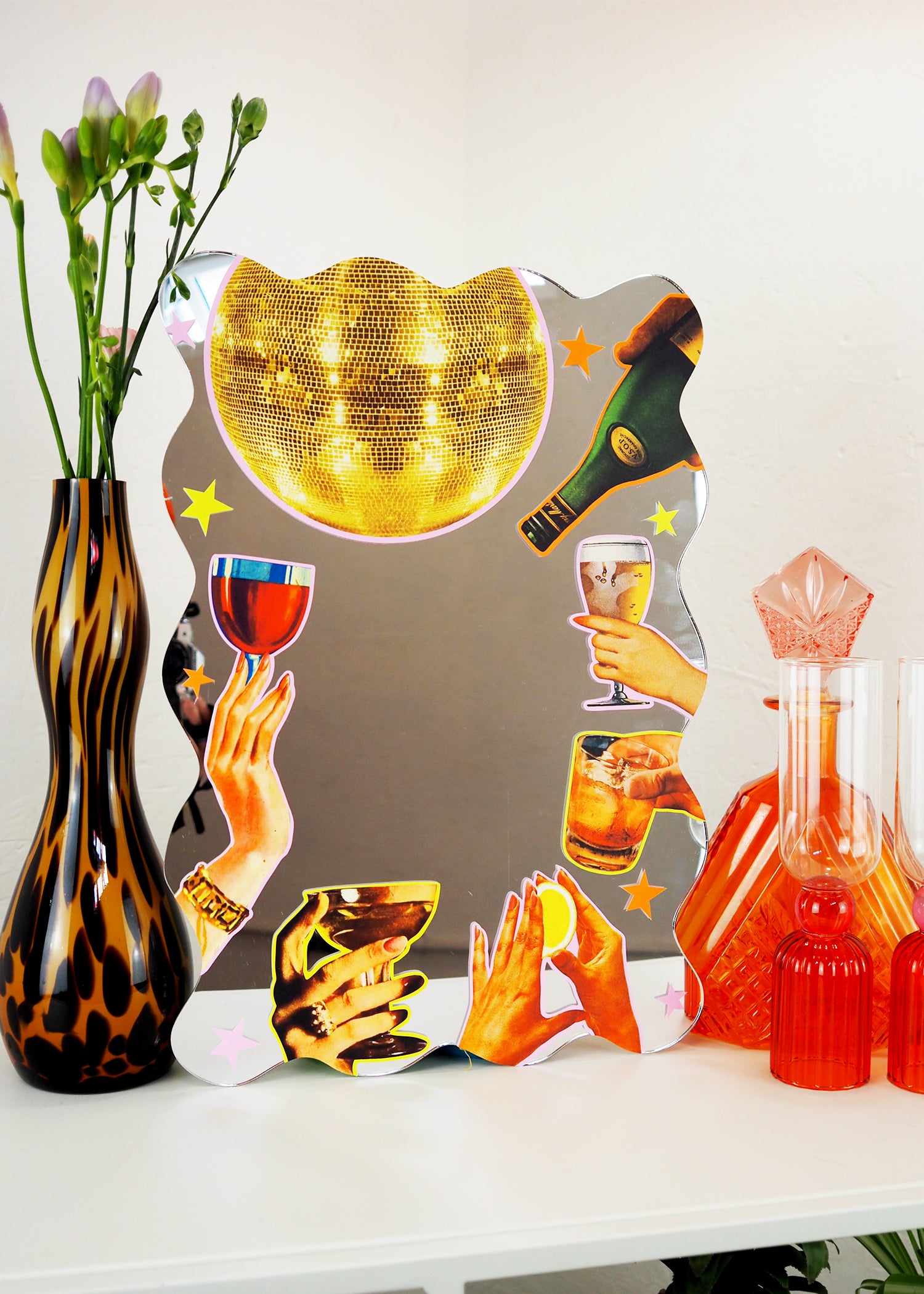 Cheers To Me Mirror - 2x Sizes – PrintedWeird