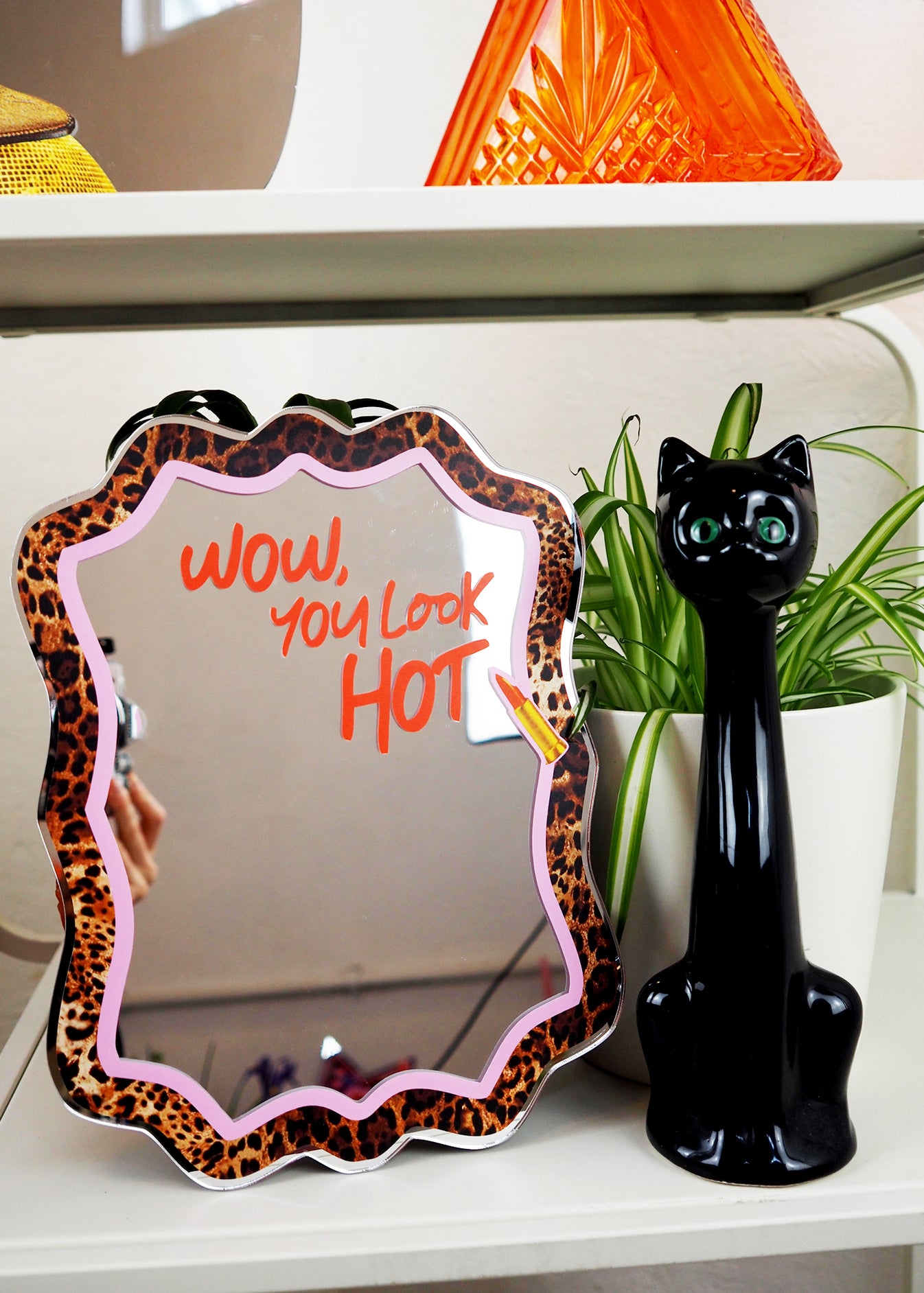 Leopard & Lippy Mirror - 2x Sizes – PrintedWeird