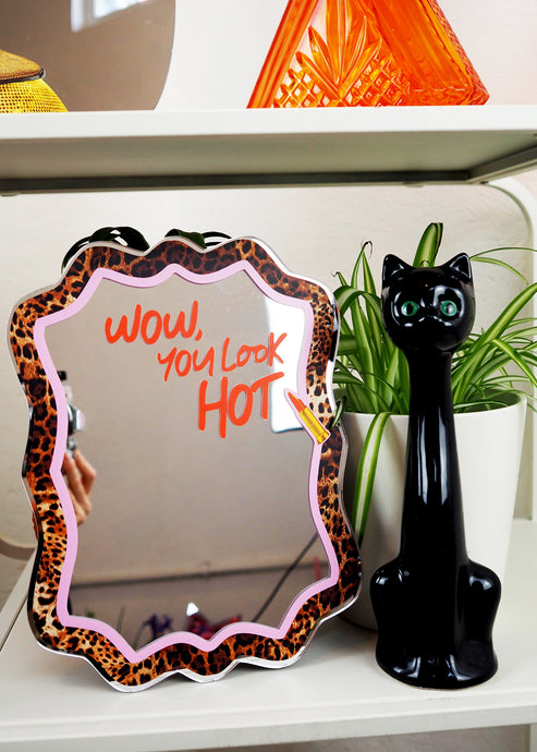 Leopard & Lippy Mirror - 2x Sizes – PrintedWeird