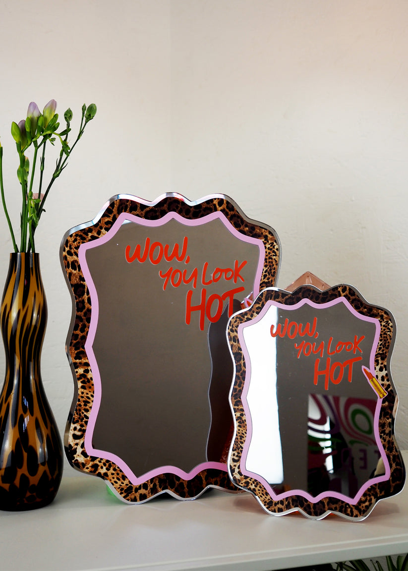 Leopard & Lippy Mirror - 2x Sizes – PrintedWeird