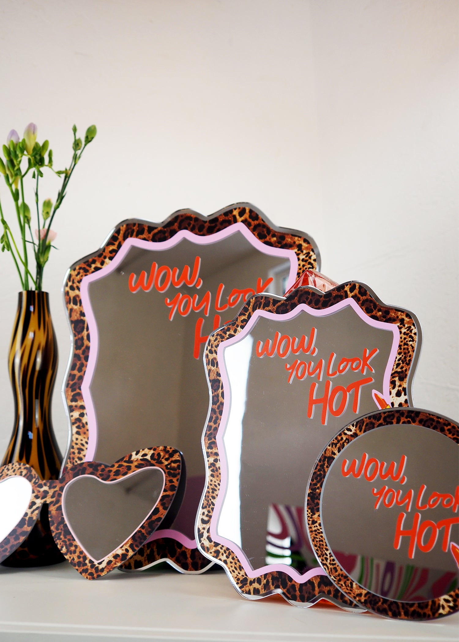 Leopard & Lippy Mirror - 2x Sizes – PrintedWeird