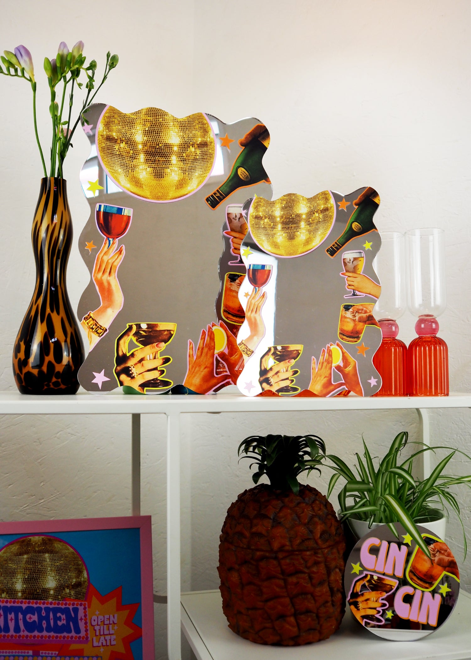 Cheers To Me Mirror - 2x Sizes – PrintedWeird