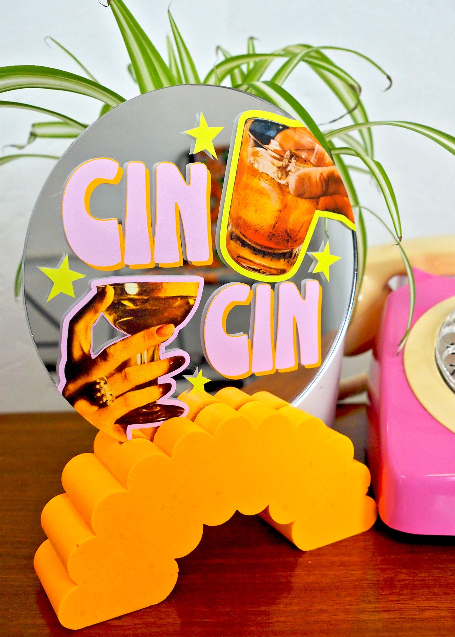 Jesmonite Mirror Stand – PrintedWeird