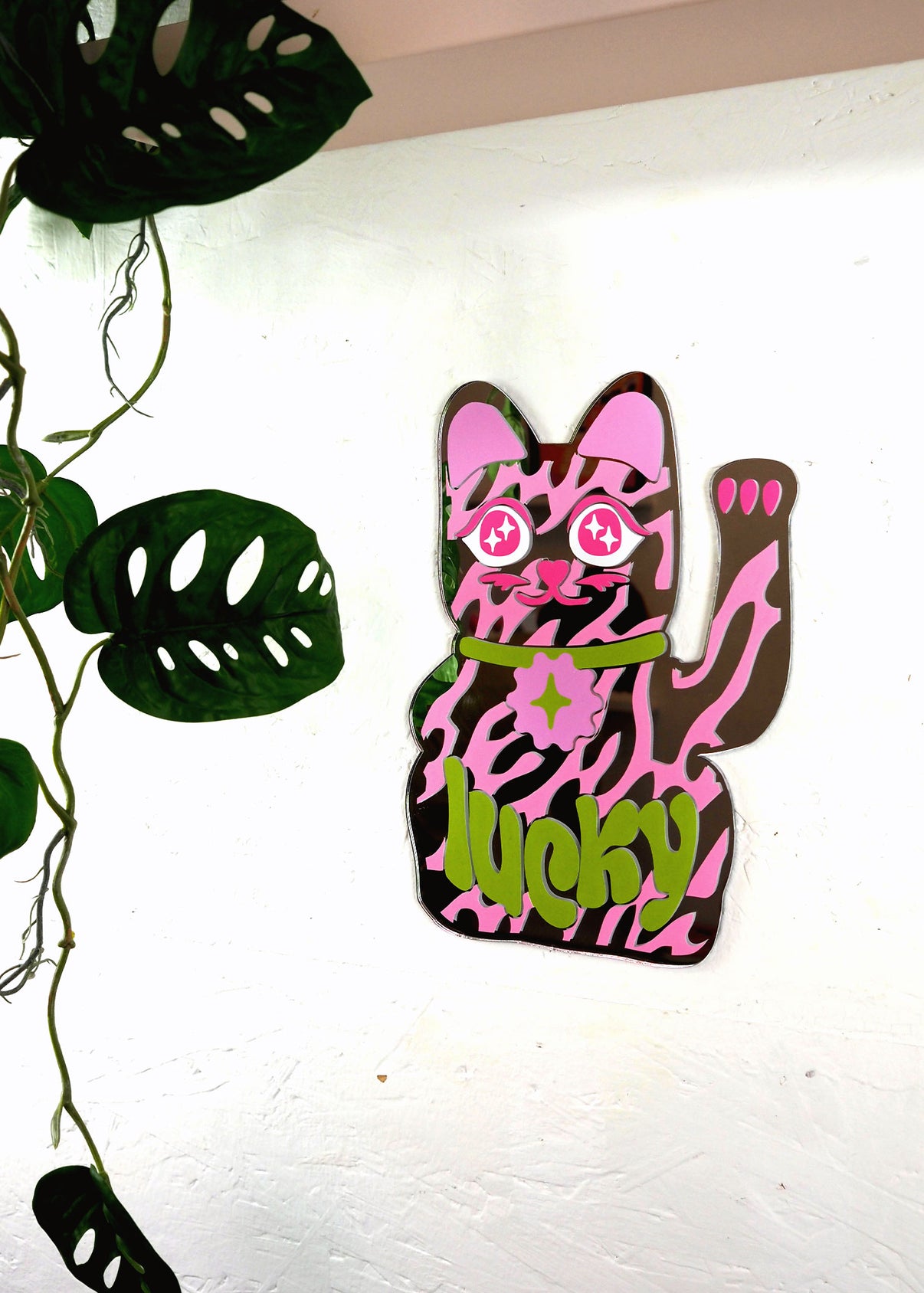 Lucky Cat Mirror – PrintedWeird