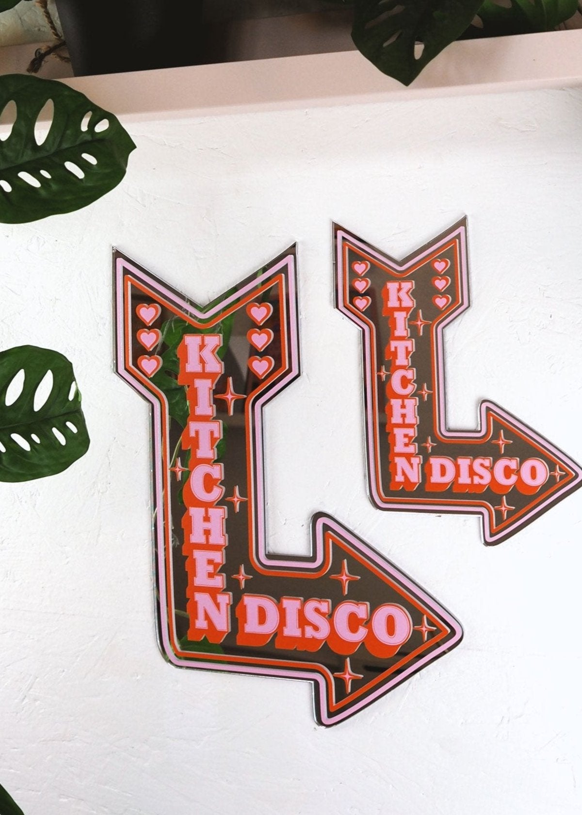 Retro Kitchen Disco Arrow Mirror – PrintedWeird