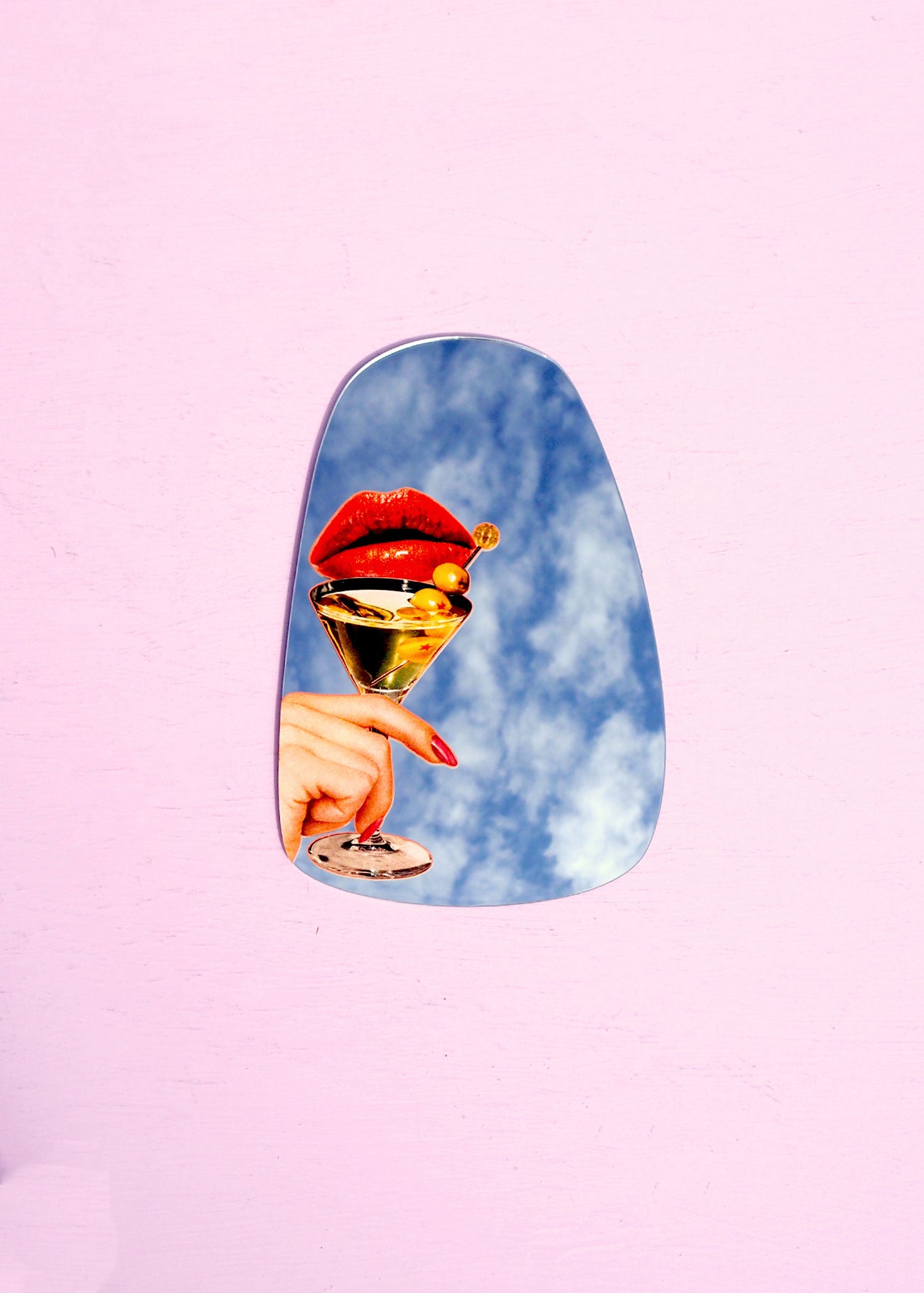 Kisses & Cocktails Mirror – PrintedWeird