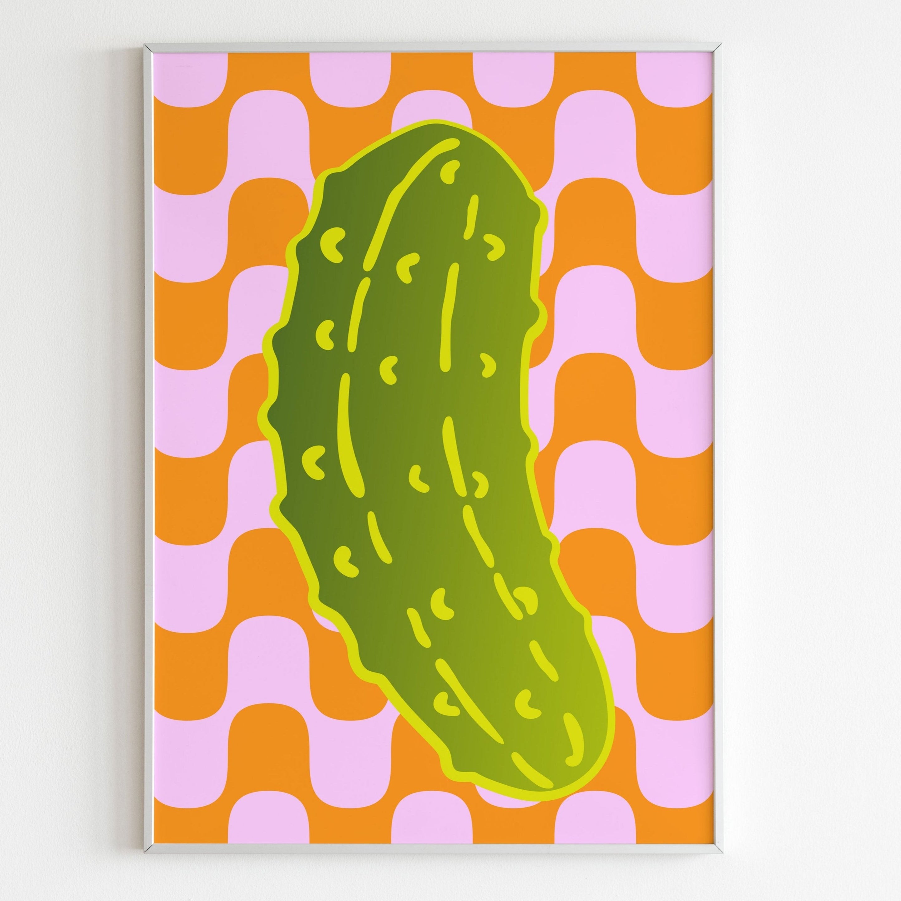 Gerkin Pickle Trippy Wall Print – PrintedWeird