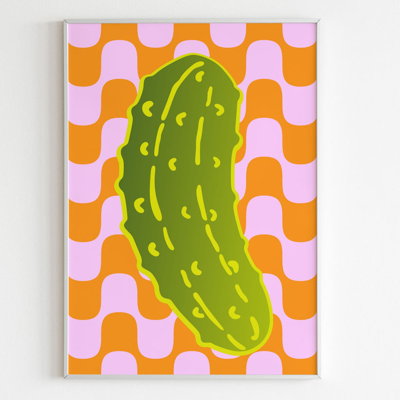 Gerkin Pickle Trippy Wall Print – PrintedWeird