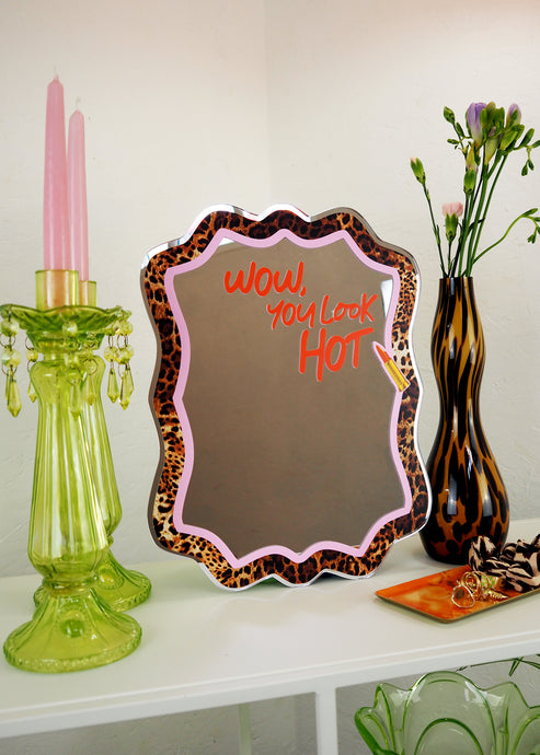 Leopard & Lippy Mirror - 2x Sizes – PrintedWeird