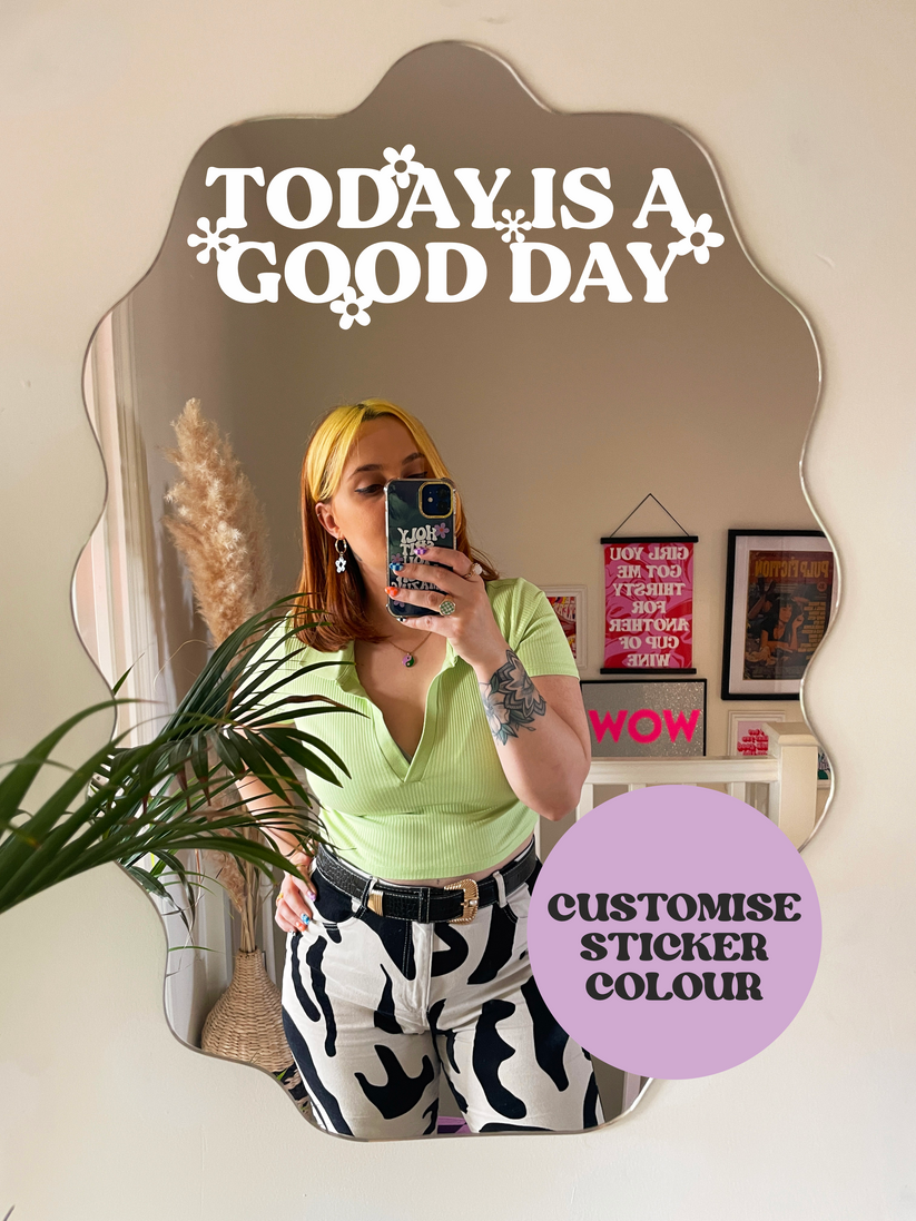 Today Is A Good Day Vinyl Sticker – PrintedWeird