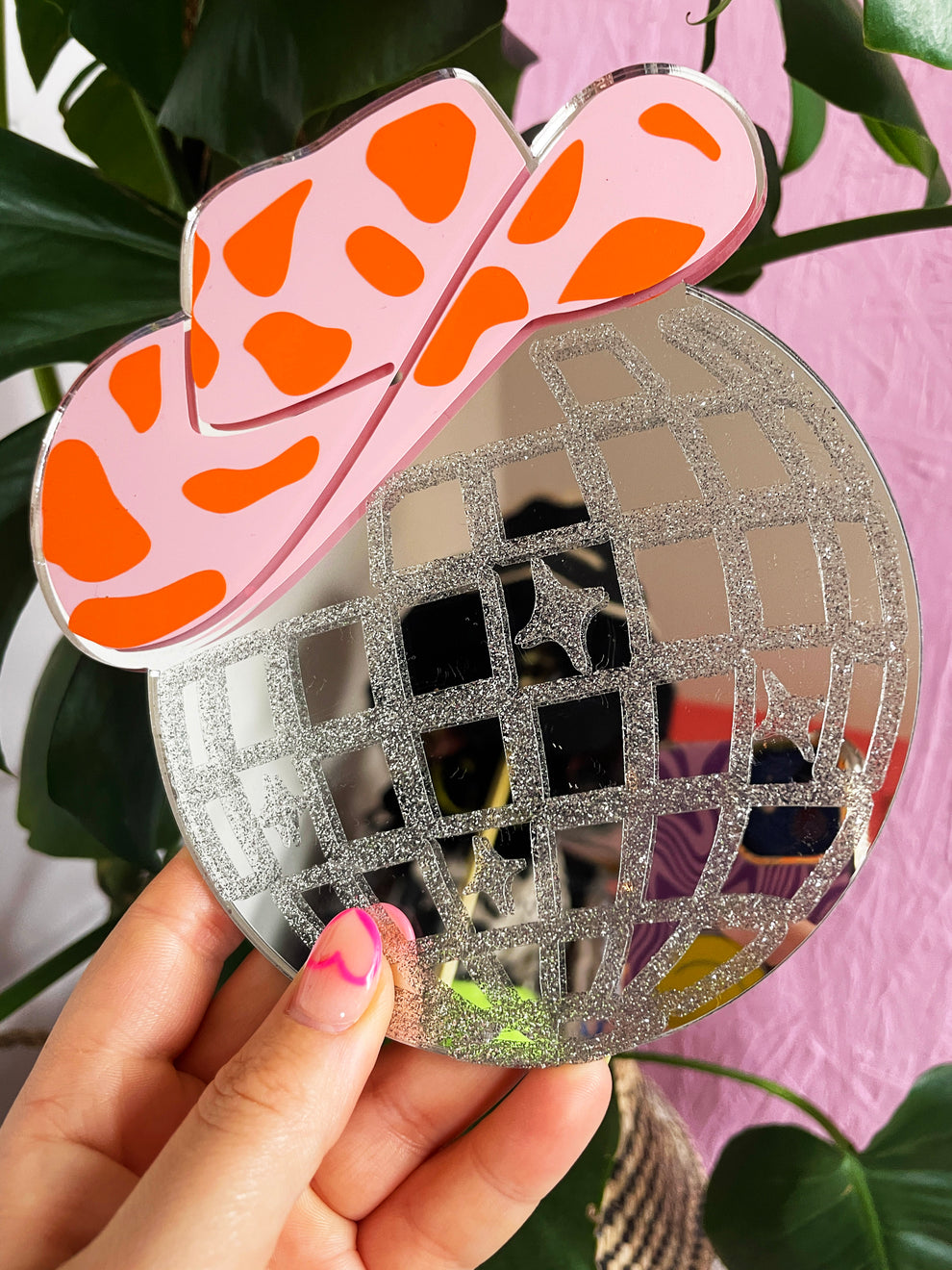 Cowgirl Disco Mini Mirror – PrintedWeird