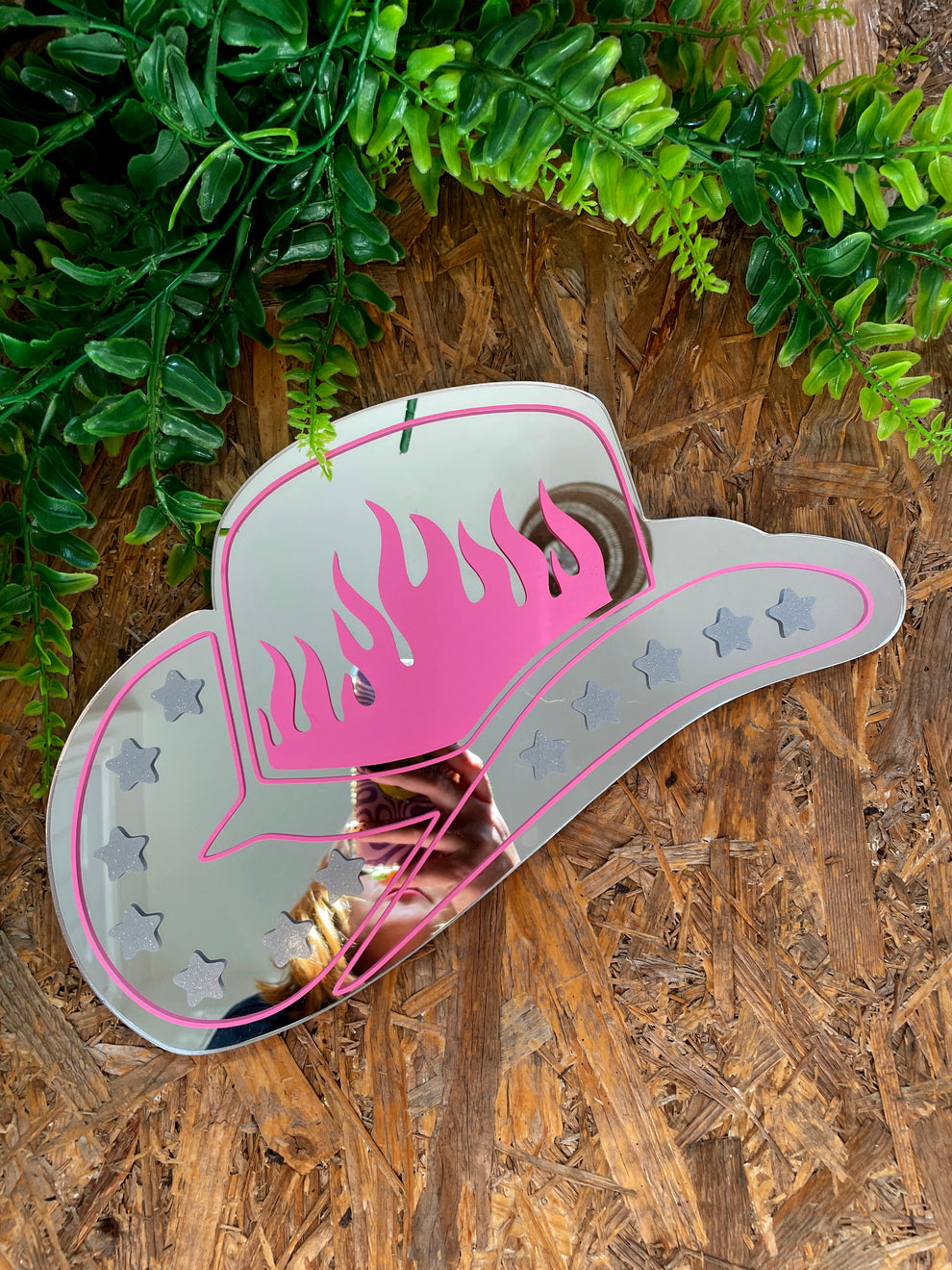 Retro Cowboy Hat Mirror – PrintedWeird
