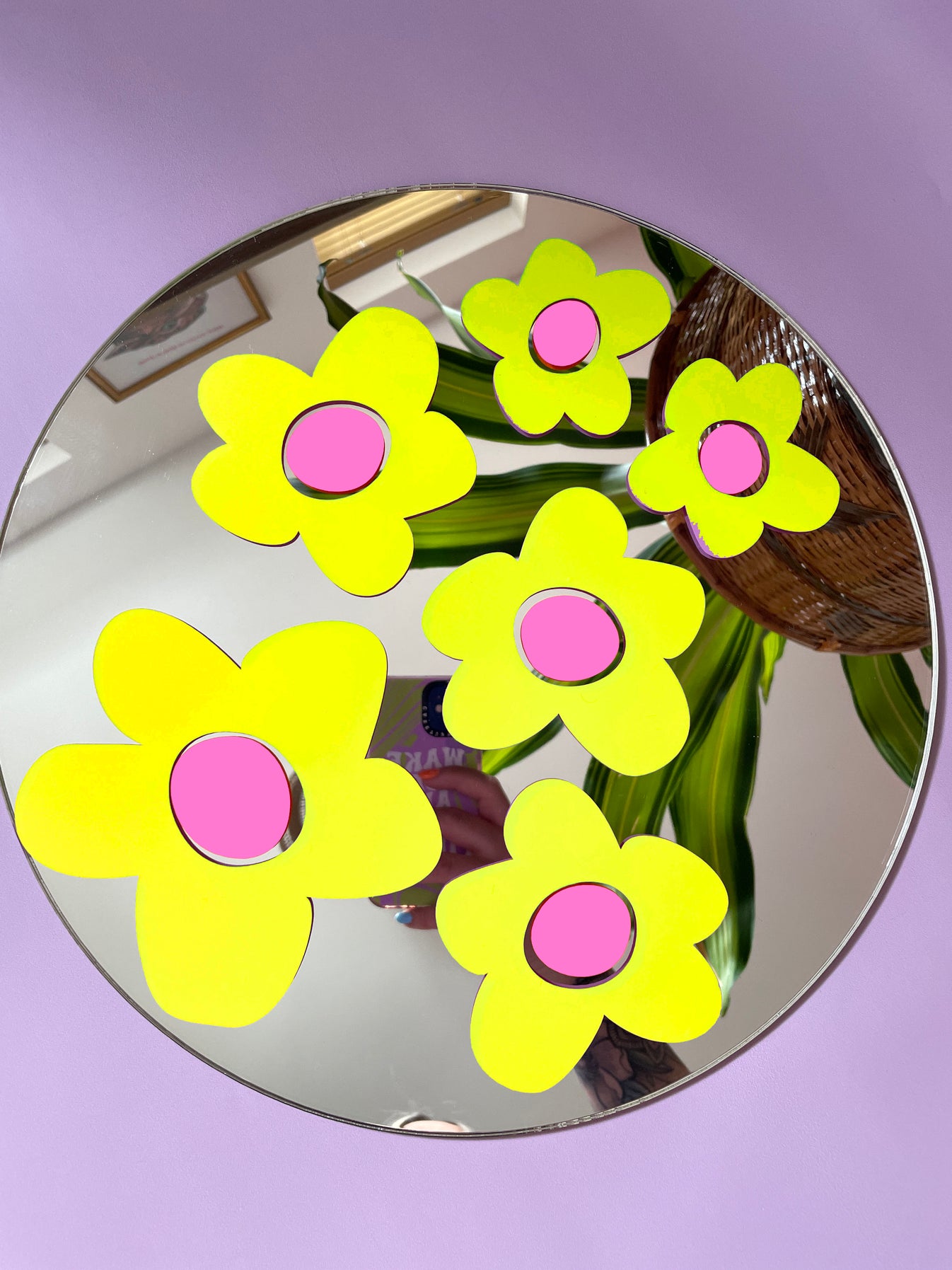 Ditzy Yellow Flower Bundle Pack Vinyl Stickers – PrintedWeird