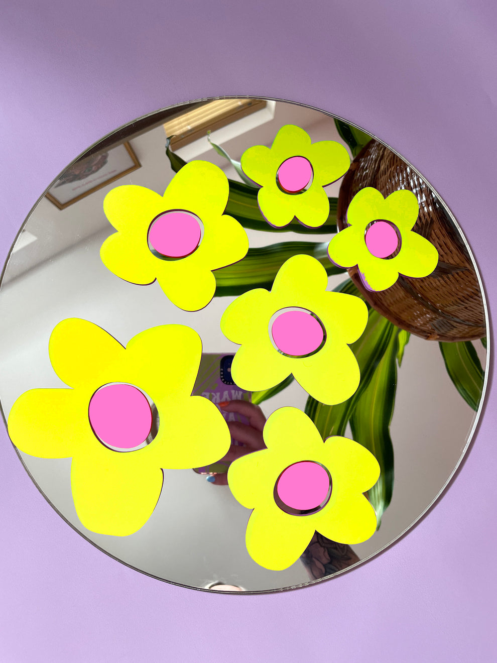 Ditzy Yellow Flower Bundle Pack Vinyl Stickers – PrintedWeird