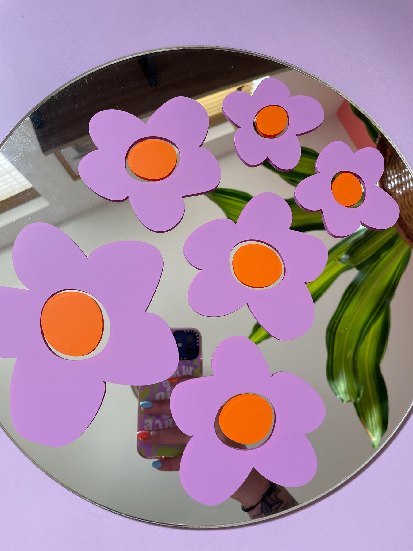 Ditzy Lilac Flower Bundle Pack Vinyl Stickers – PrintedWeird