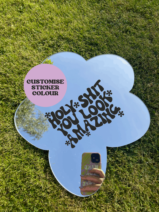 Holy Shit You Look Amazing Vinyl Sticker – PrintedWeird